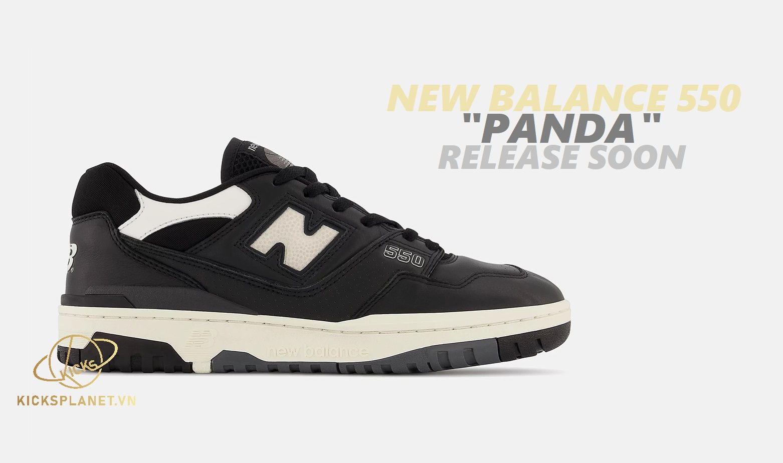 New Balance 550 xuất hiện hình ảnh phối màu "Panda" | Kicksplanet.vn